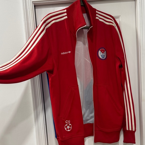 adidas | Jackets & Coats | Adidas Vintage 7s Track Jacket With Cuba ...